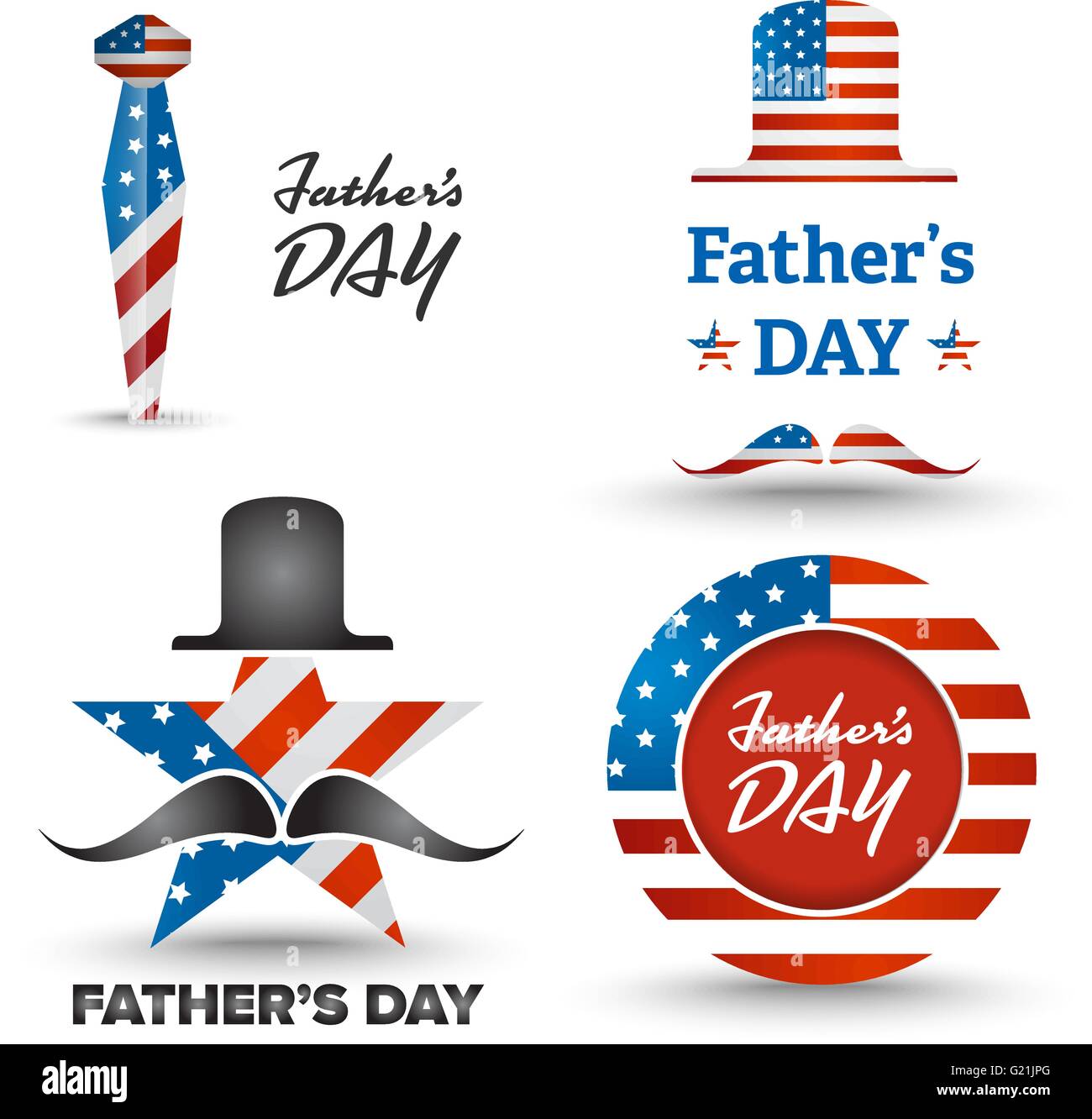 Father day icons set Stock Vector Image & Art - Alamy