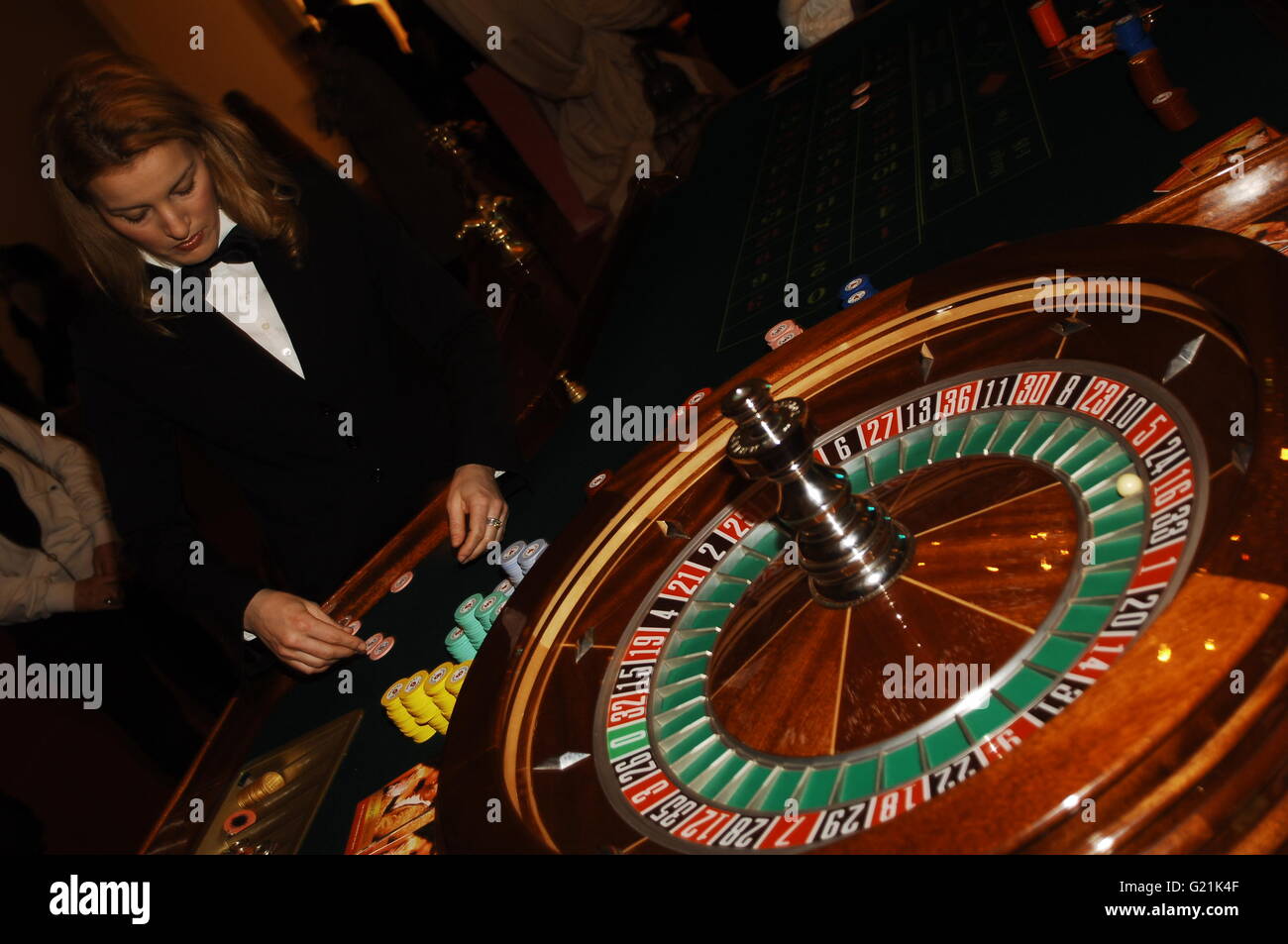 Roulett table hi-res stock photography and images - Alamy