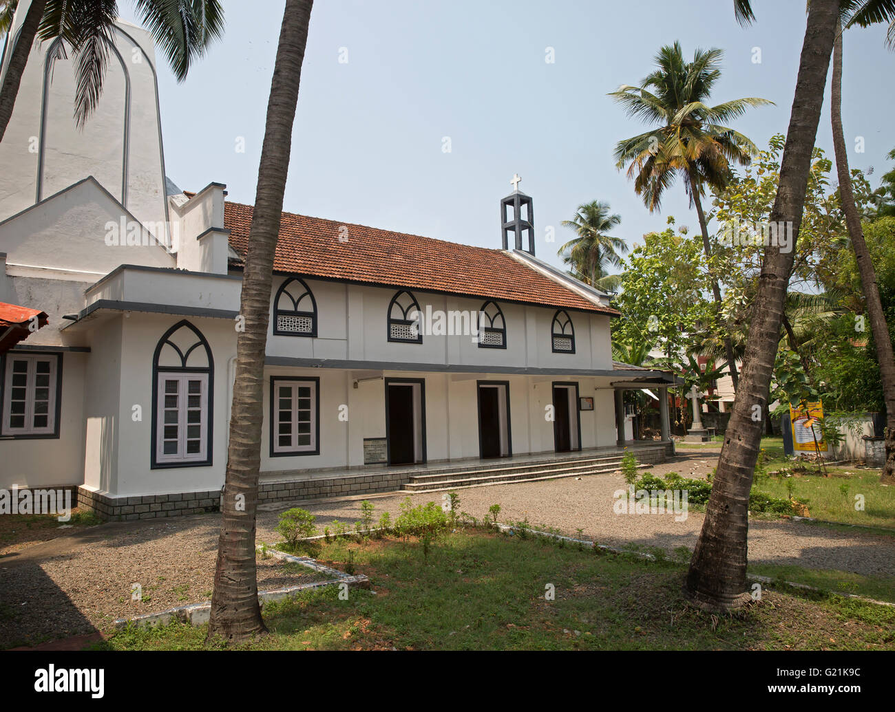 Church in Cochin India Stock Photo - Alamy