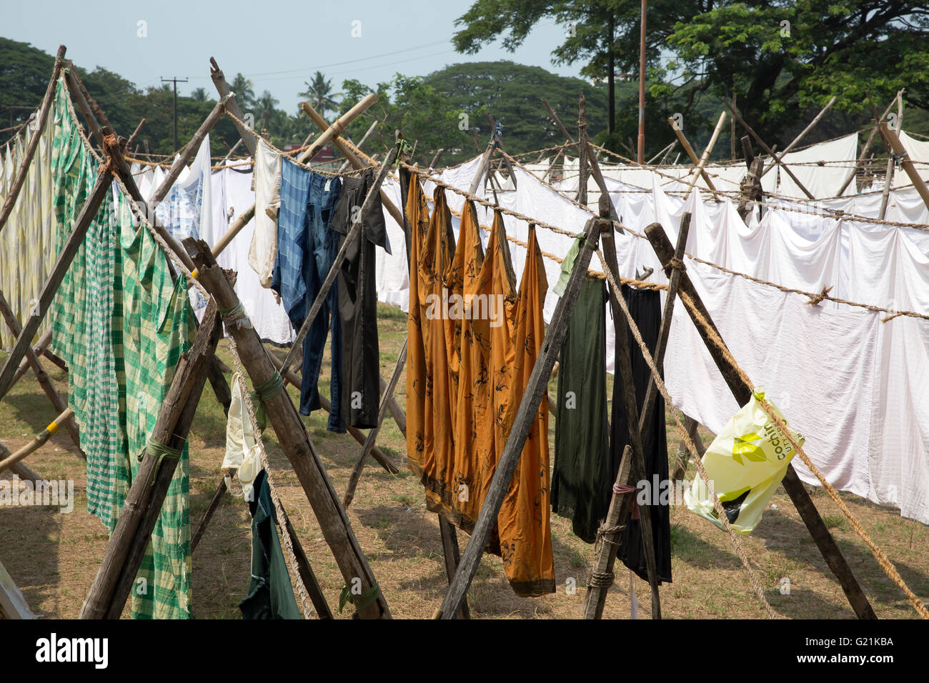 Lines supported by wooden poles hi-res stock photography and images - Alamy