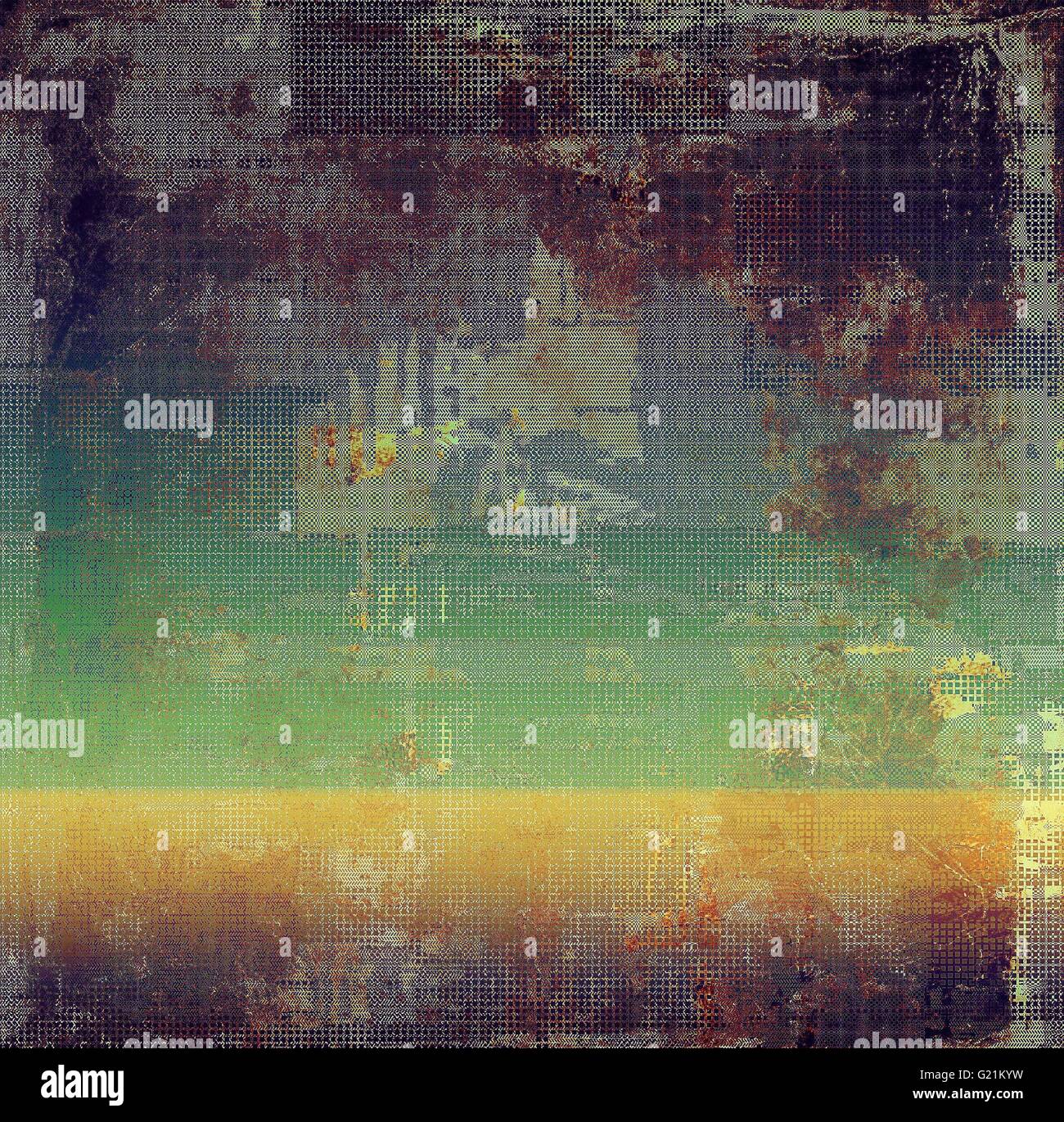 Old grunge vintage background or shabby texture with different color ...