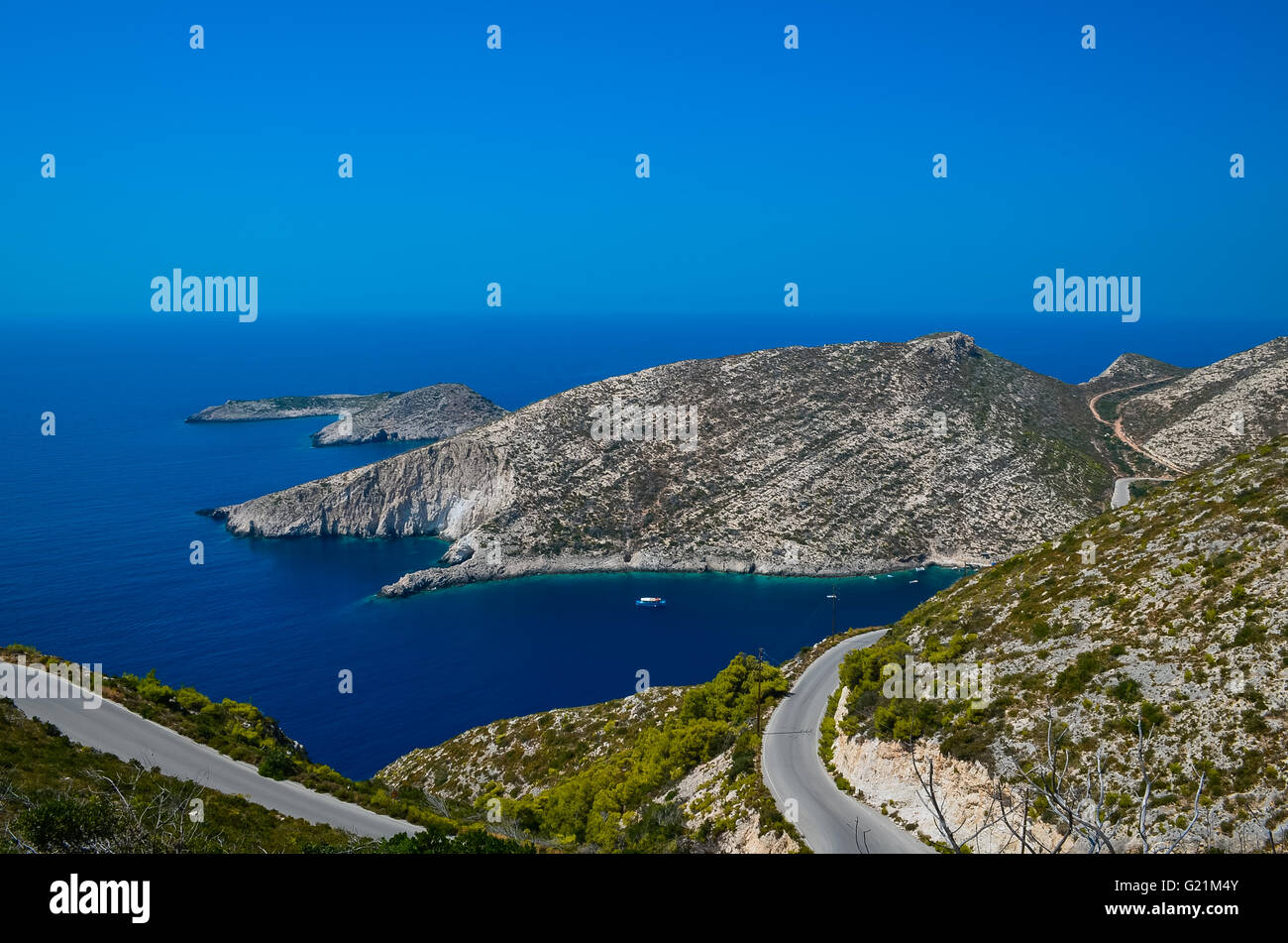 Porto Vromi on Zakynthos island, Greece Stock Photo - Alamy