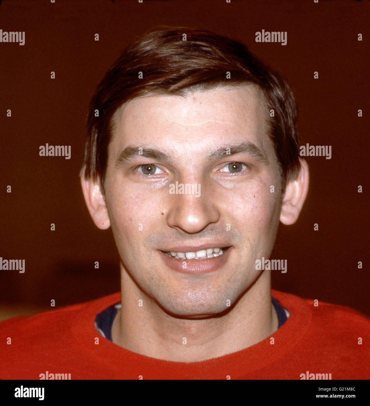 VLADISLAV TRETJAK goalie Ice hockey Soviet Stock Photo - Alamy