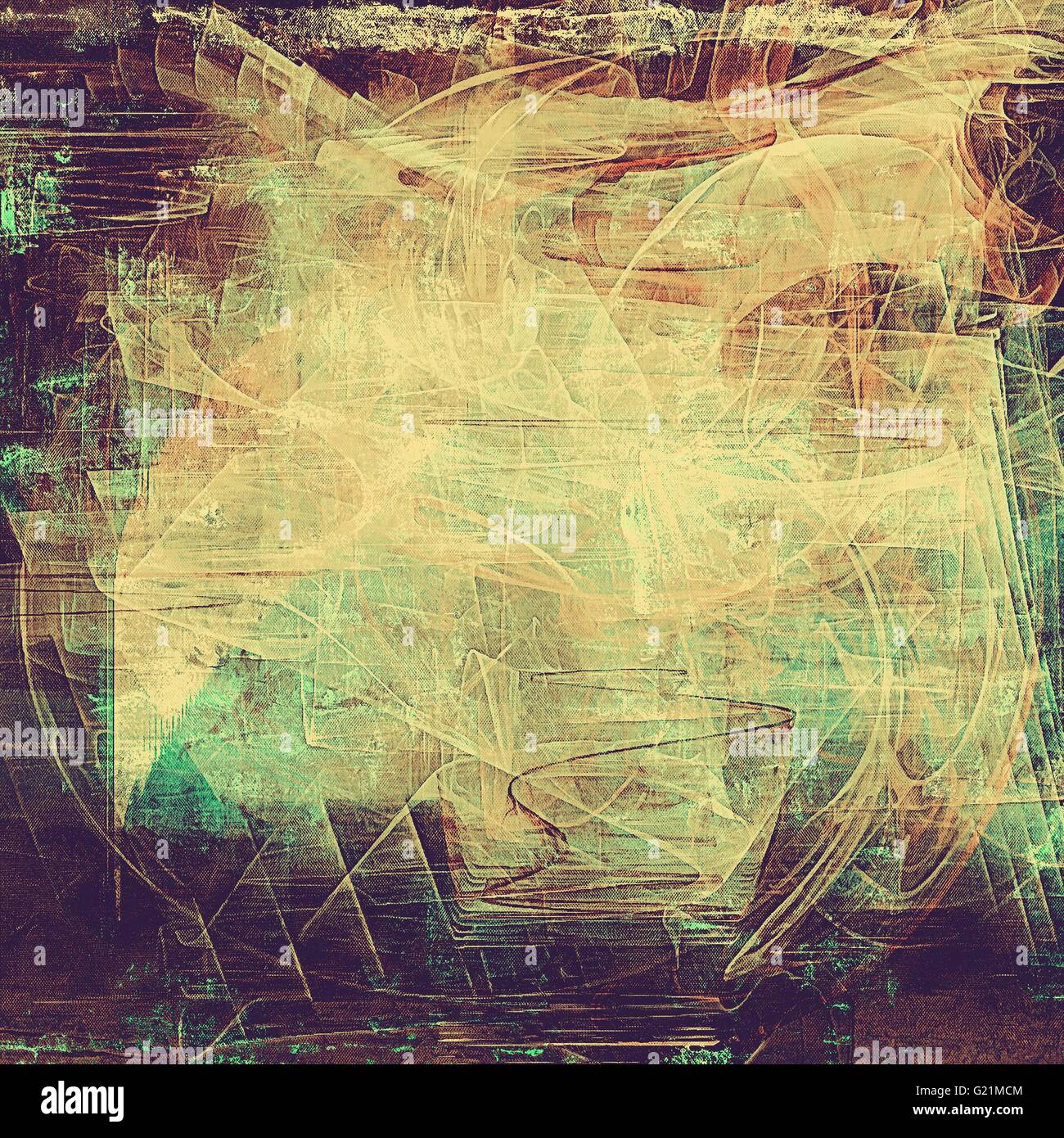 Retro texture, shabby and ragged background in grunge style. With ...