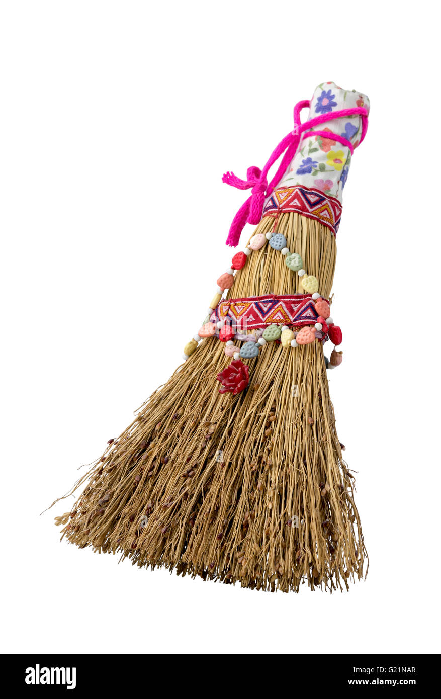 Small ornate broom Stock Photo - Alamy