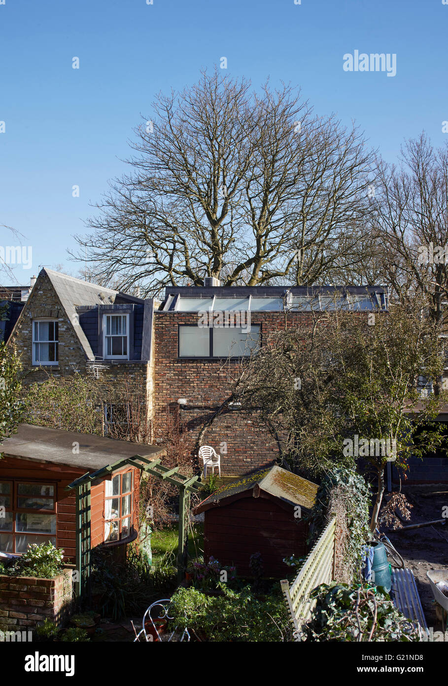 High level view form the rear. The Map House, London, United Kingdom ...