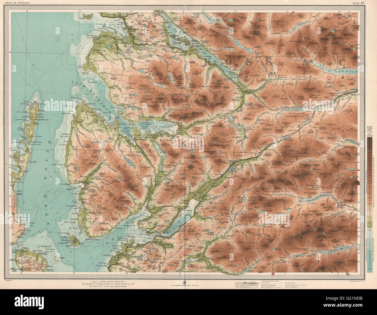 Cromarty map hi-res stock photography and images - Alamy