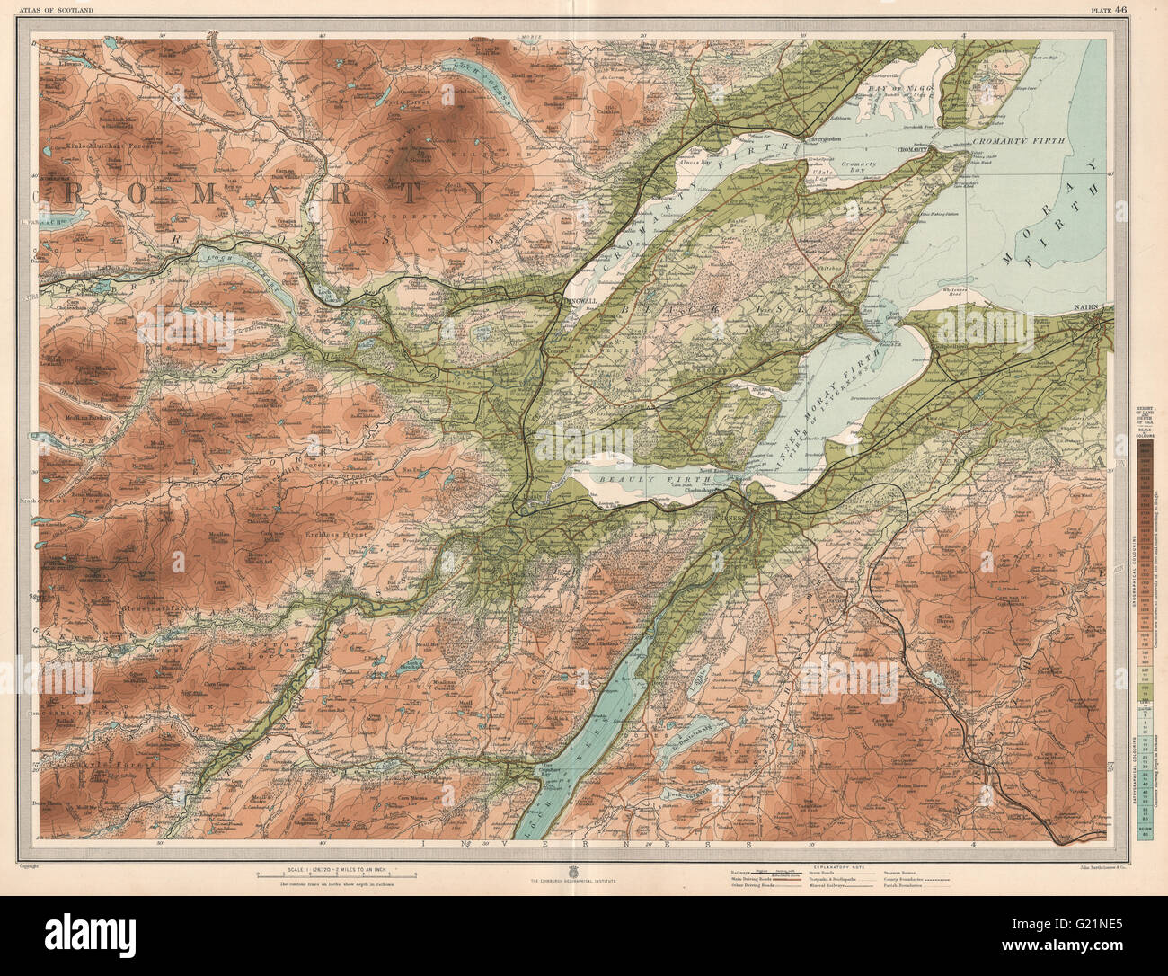 Dingwall scotland map hi-res stock photography and images - Alamy
