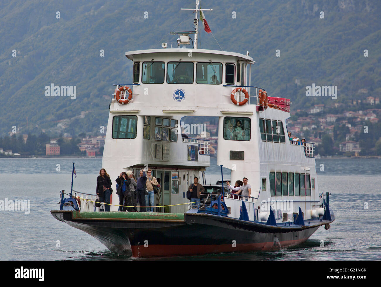 Car ferry on lake como hi-res stock photography and images - Alamy