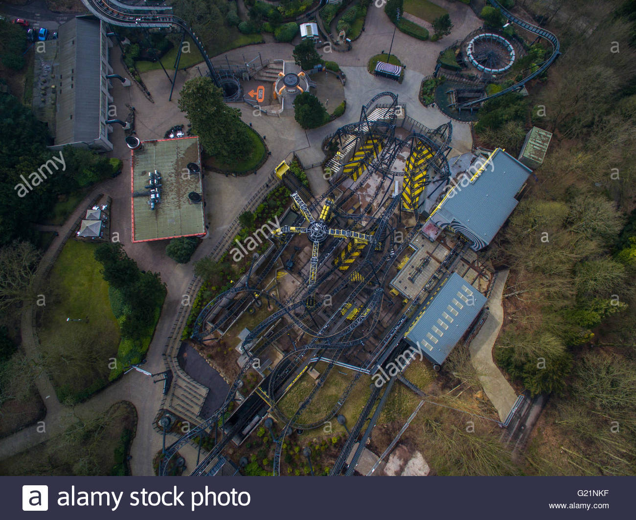 Alton Towers Smiler Stock Photos & Alton Towers Smiler Stock Images - Alamy