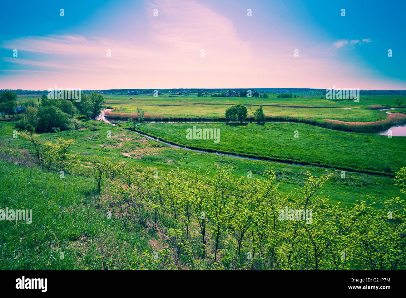 Floodplain meadow hi-res stock photography and images - Alamy