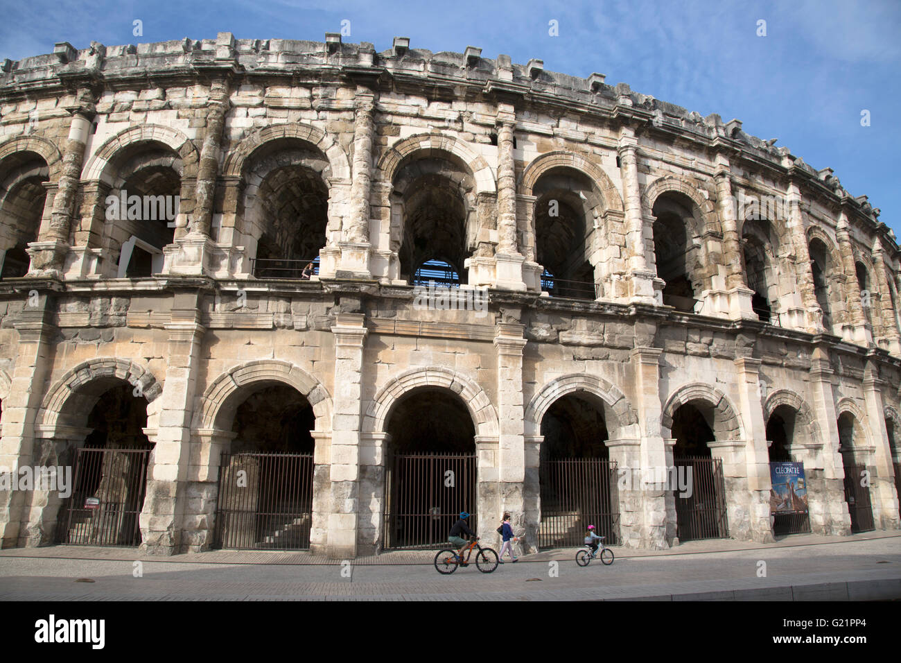 Roman Amphitheatre, Nimes, France, Europe Stock Photo - Alamy