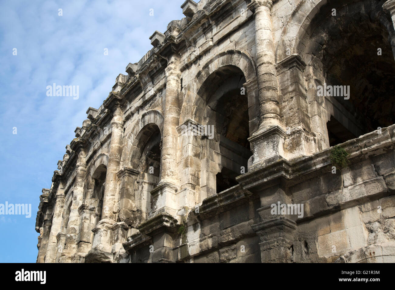 Roman Amphitheatre, Nimes, France, Europe Stock Photo - Alamy