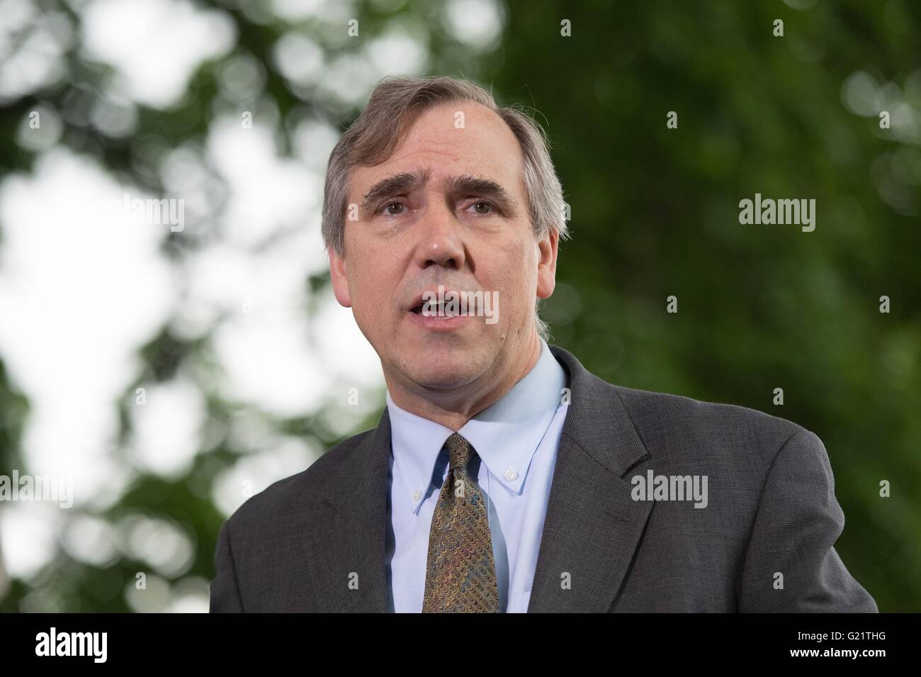 U.S Senator Jeff Merkley of Oregon joined by other Democratic Senators ...