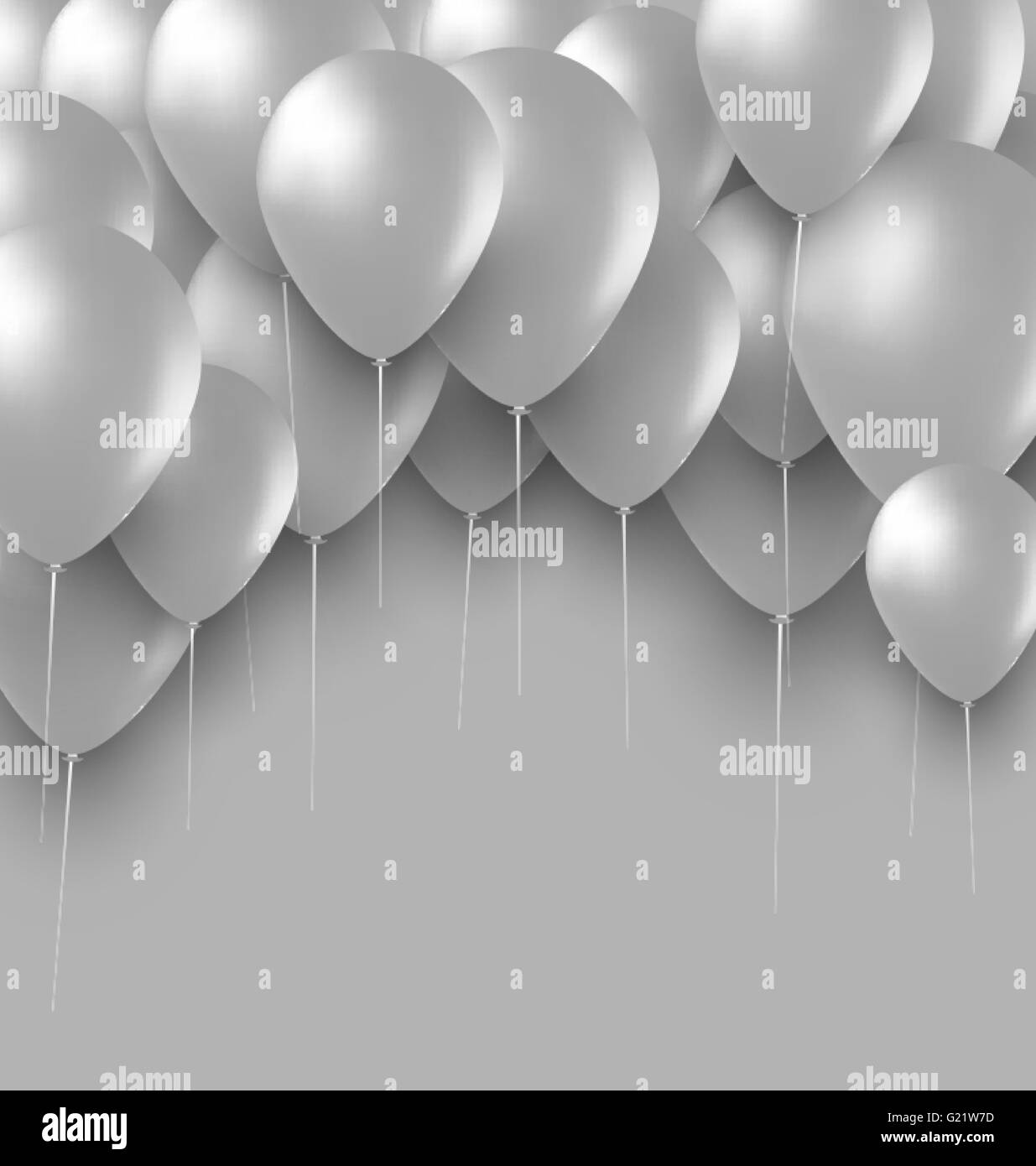 Holiday Background with White Balloons Stock Vector Image & Art - Alamy