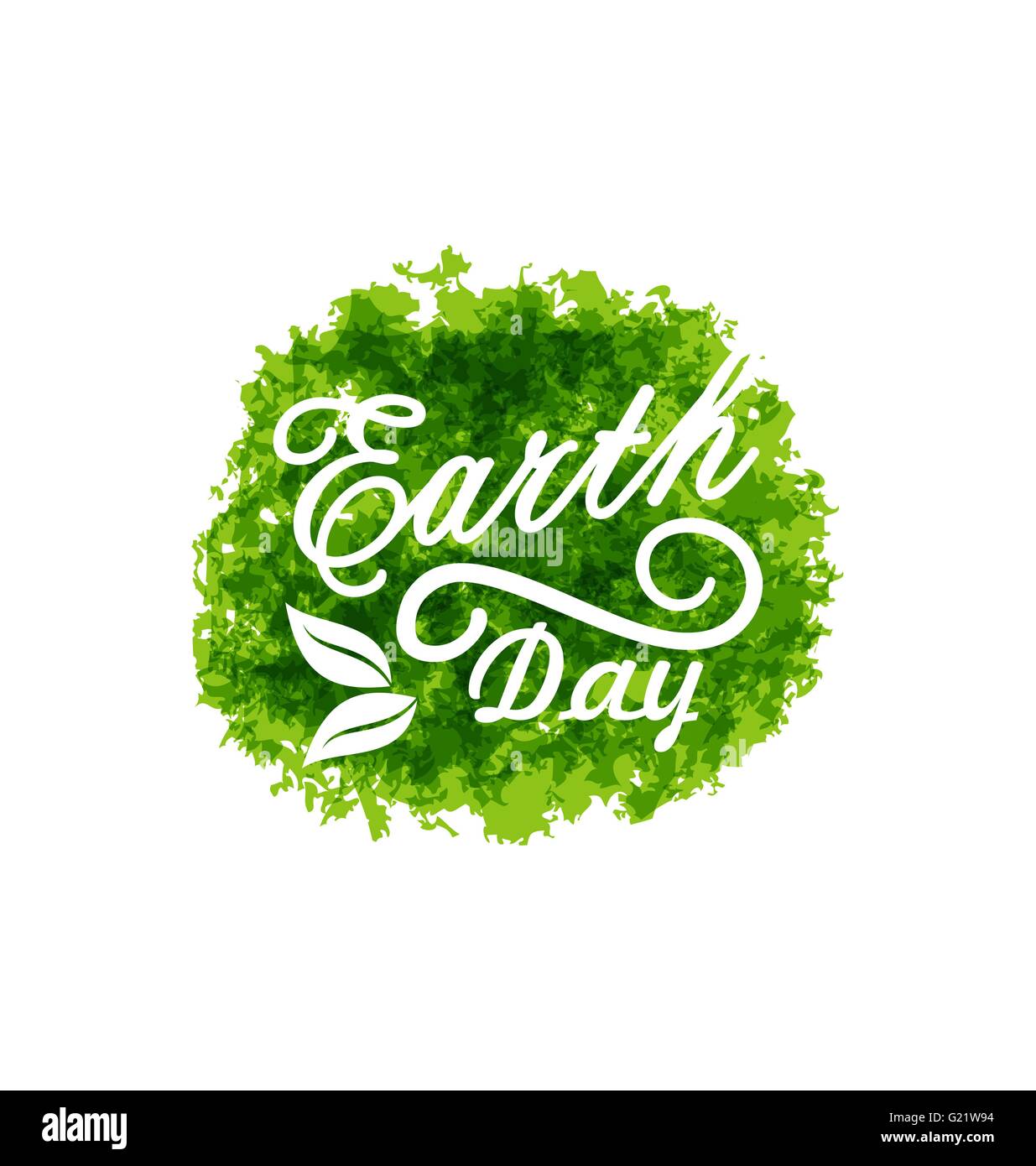 Celebration Background for Earth Day Lettering Stock Vector Image & Art ...