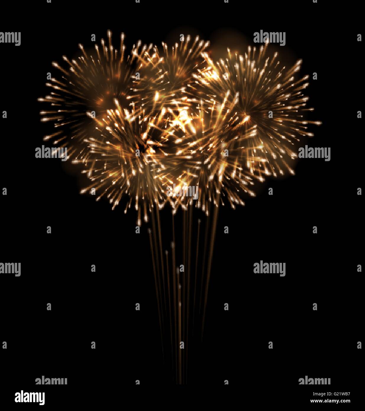 Aerial burst Stock Vector Images - Alamy