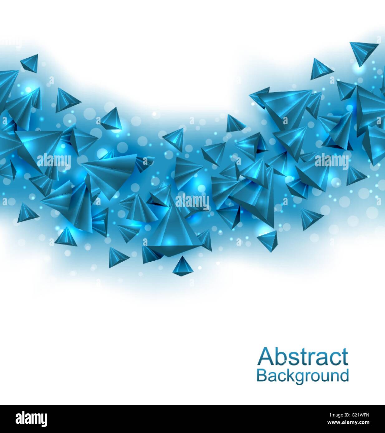 Glass shape concept three pyramid Stock Vector Images - Alamy