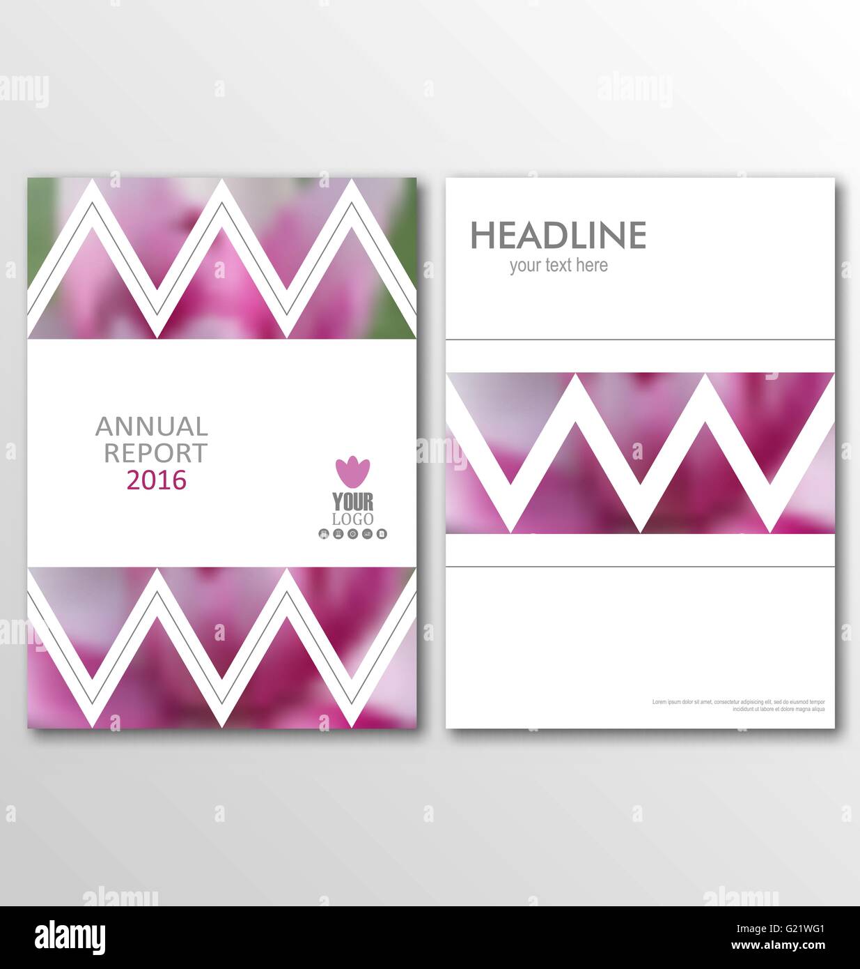 Business presentation vector a4 Stock Vector Images - Alamy