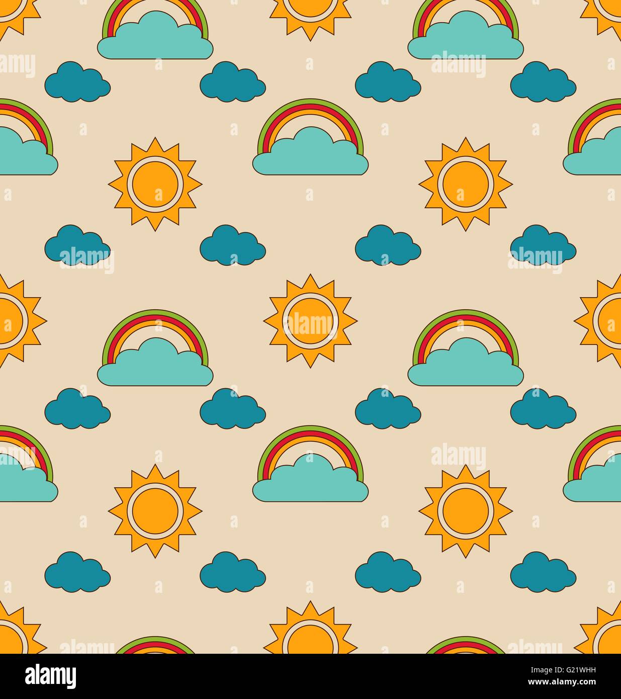 Old Seamless Pattern With Weather Symbols Stock Vector Image Art Alamy old-seamless-pattern-with-weather-symbols-stock-vector-image-art-alamy