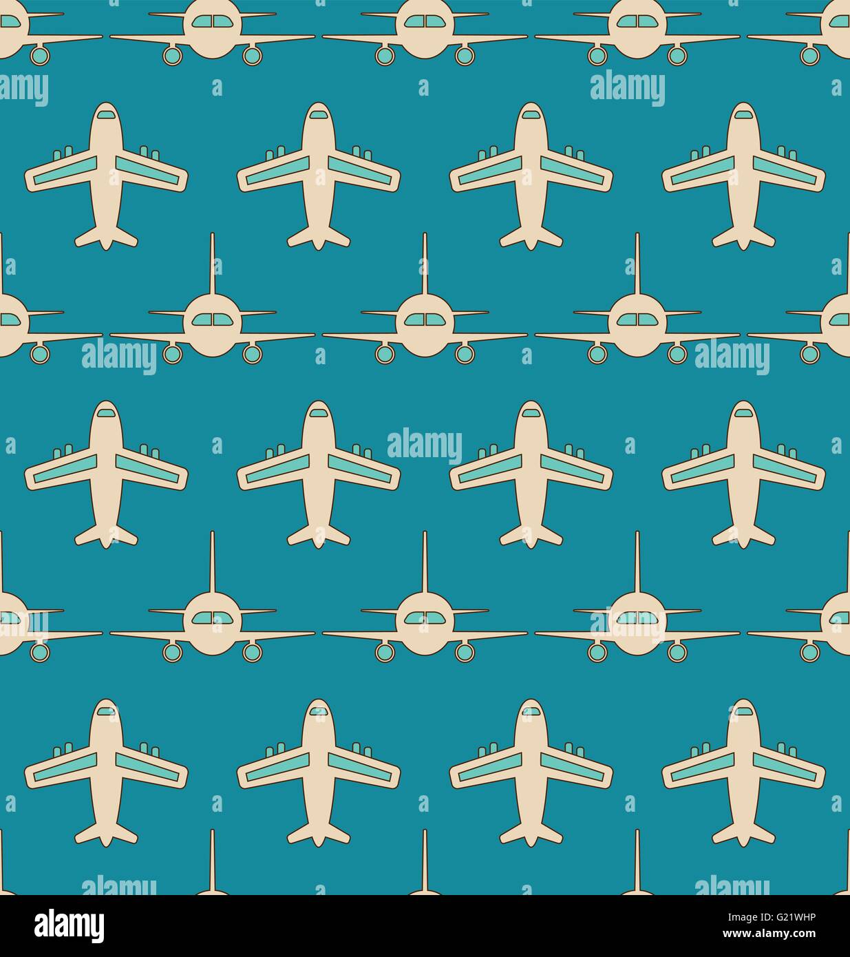 Seamless pattern blue flying Stock Vector Images - Alamy