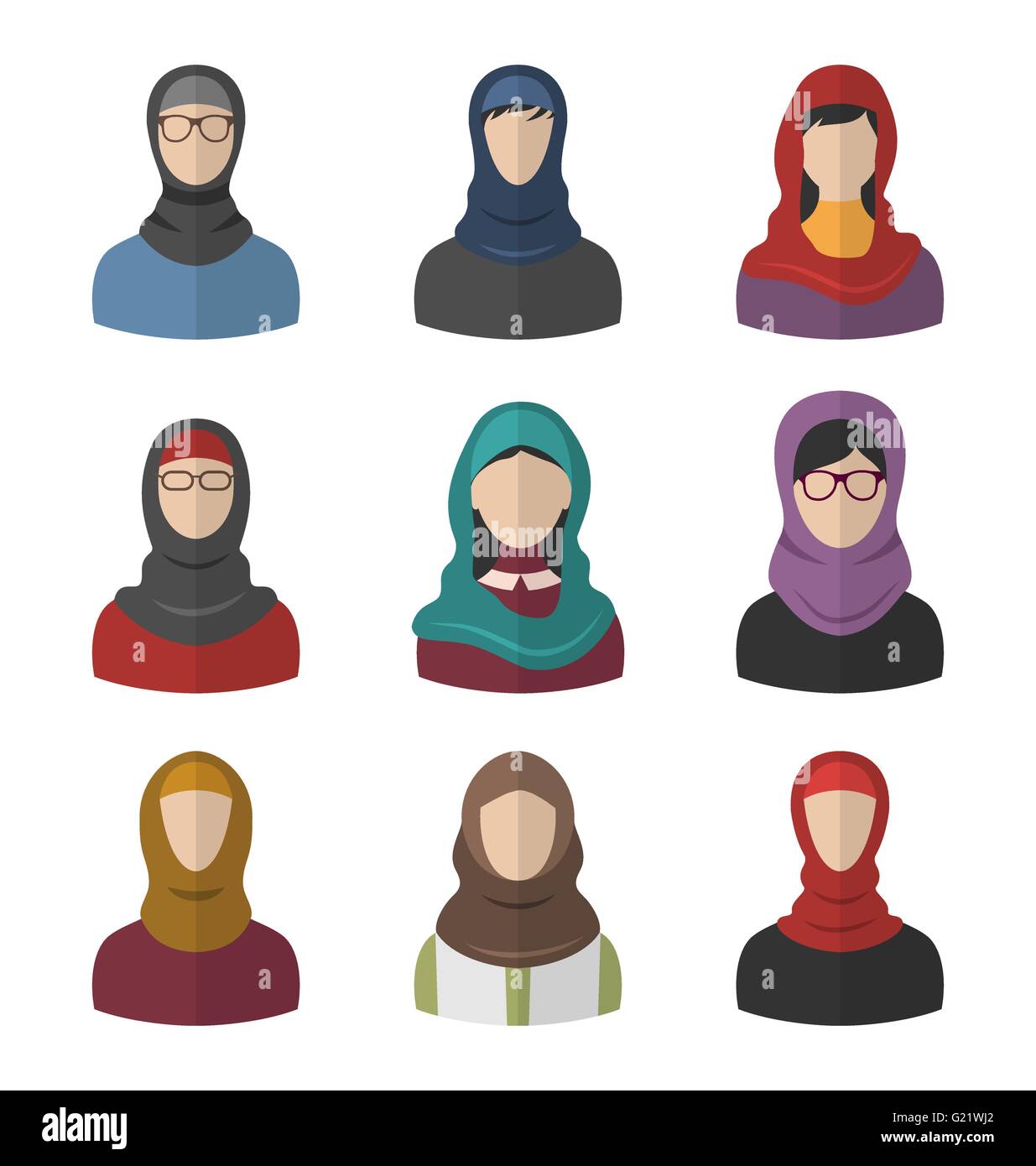 Arab heads Stock Vector Images - Alamy