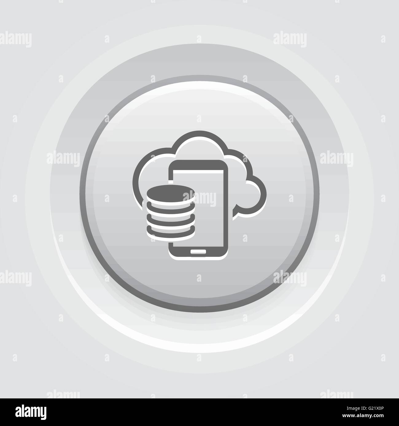Cloud Storage Icon Stock Vector Image & Art - Alamy