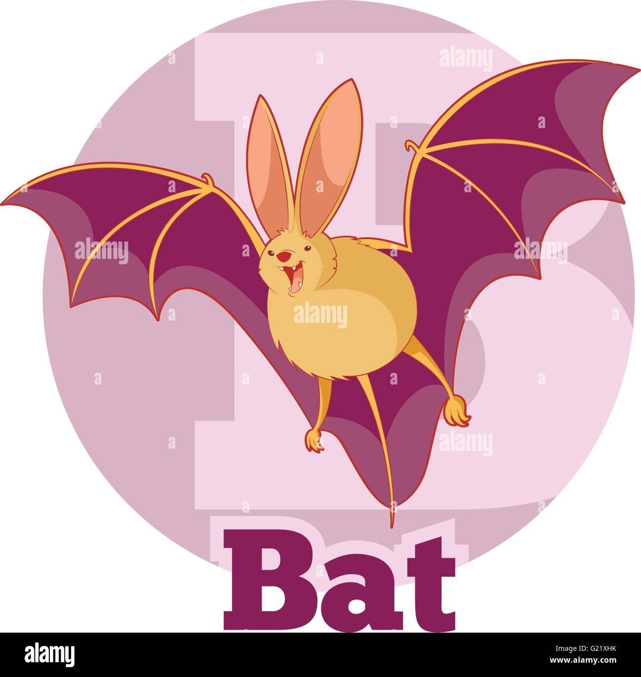 ABC Cartoon Bat2 Stock Vector Image & Art - Alamy
