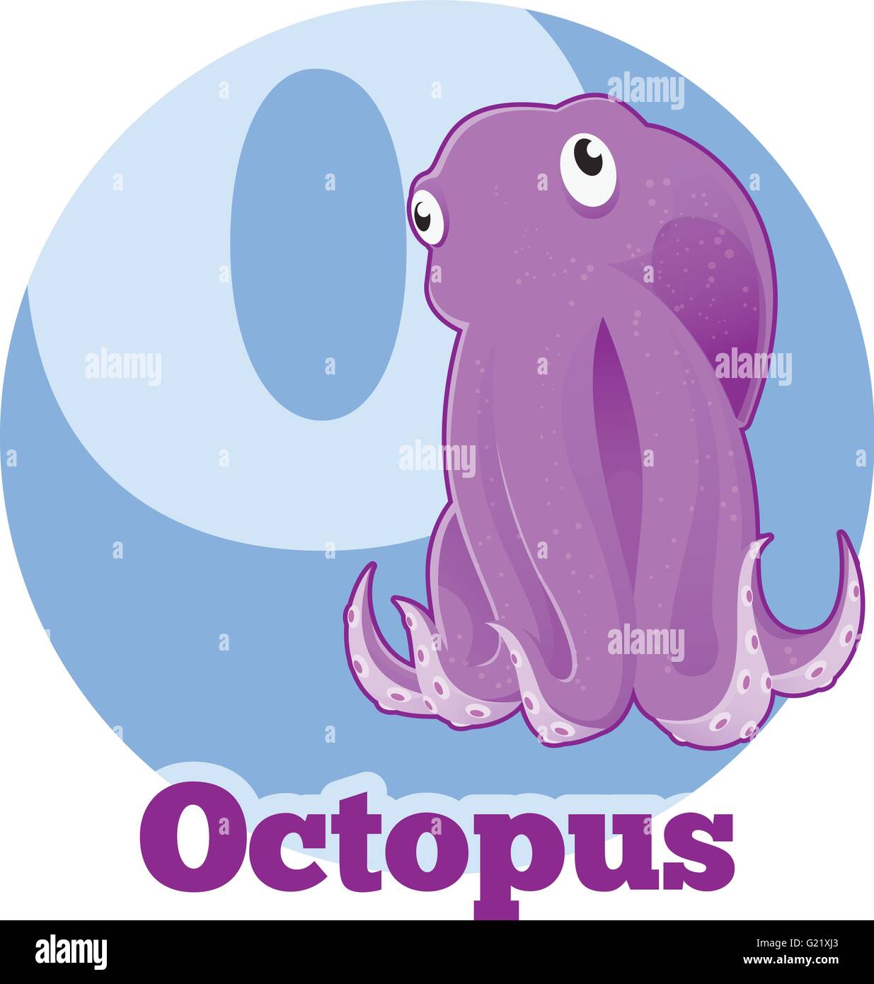ABC Cartoon Octopus2 Stock Vector Image & Art - Alamy