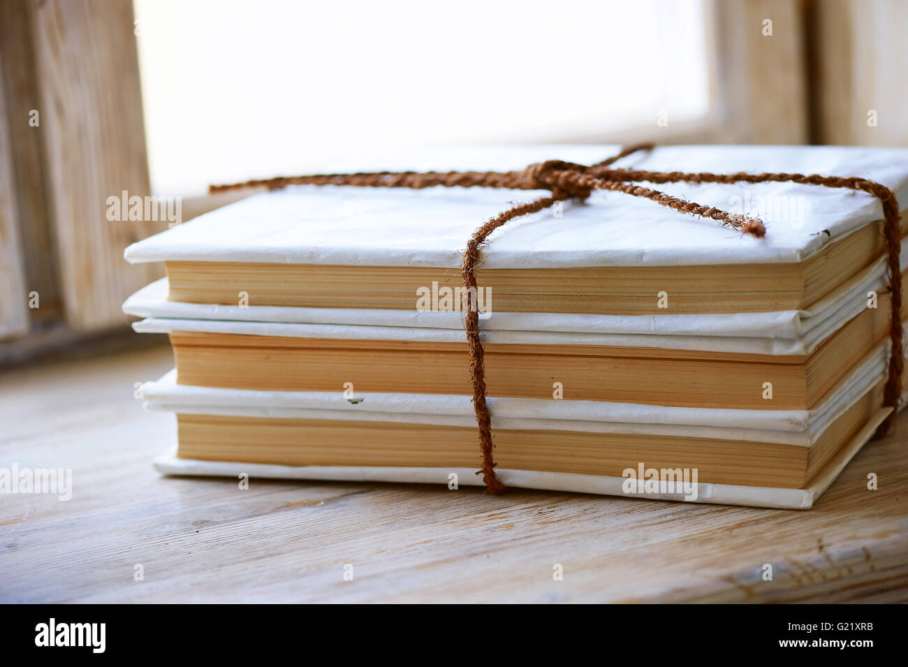 bunch of books related to rope Stock Photo - Alamy