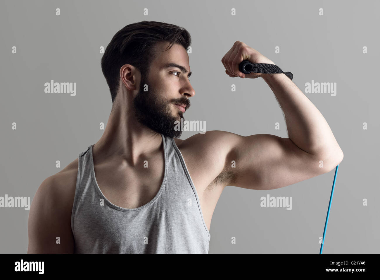 Bearded athlete hi-res stock photography and images - Alamy
