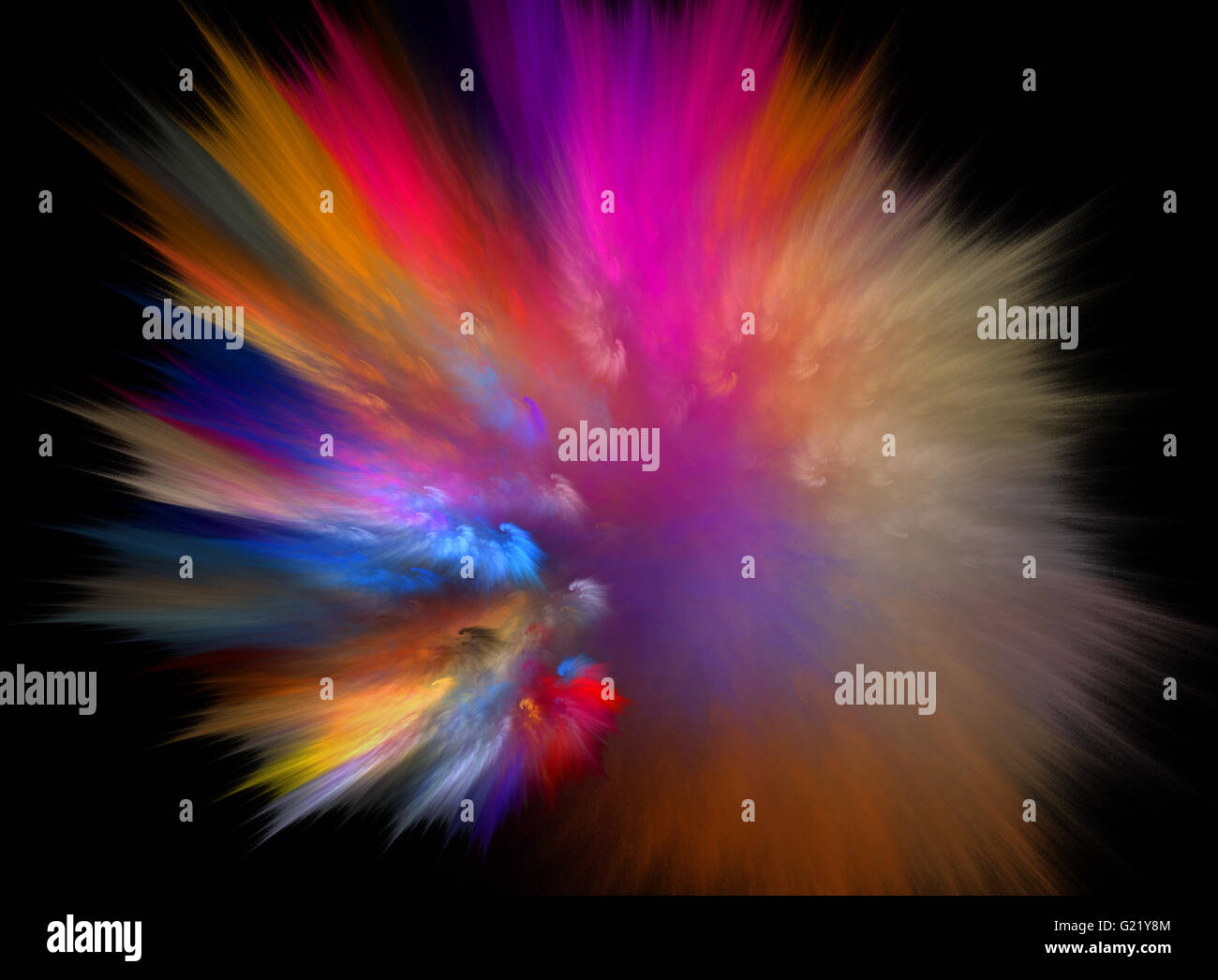 The Creation Of Colour Stock Photo - Alamy