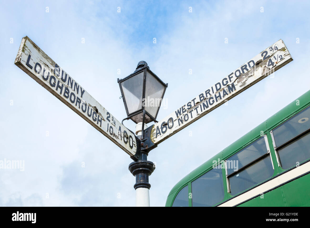Old english road signs hi-res stock photography and images - Alamy