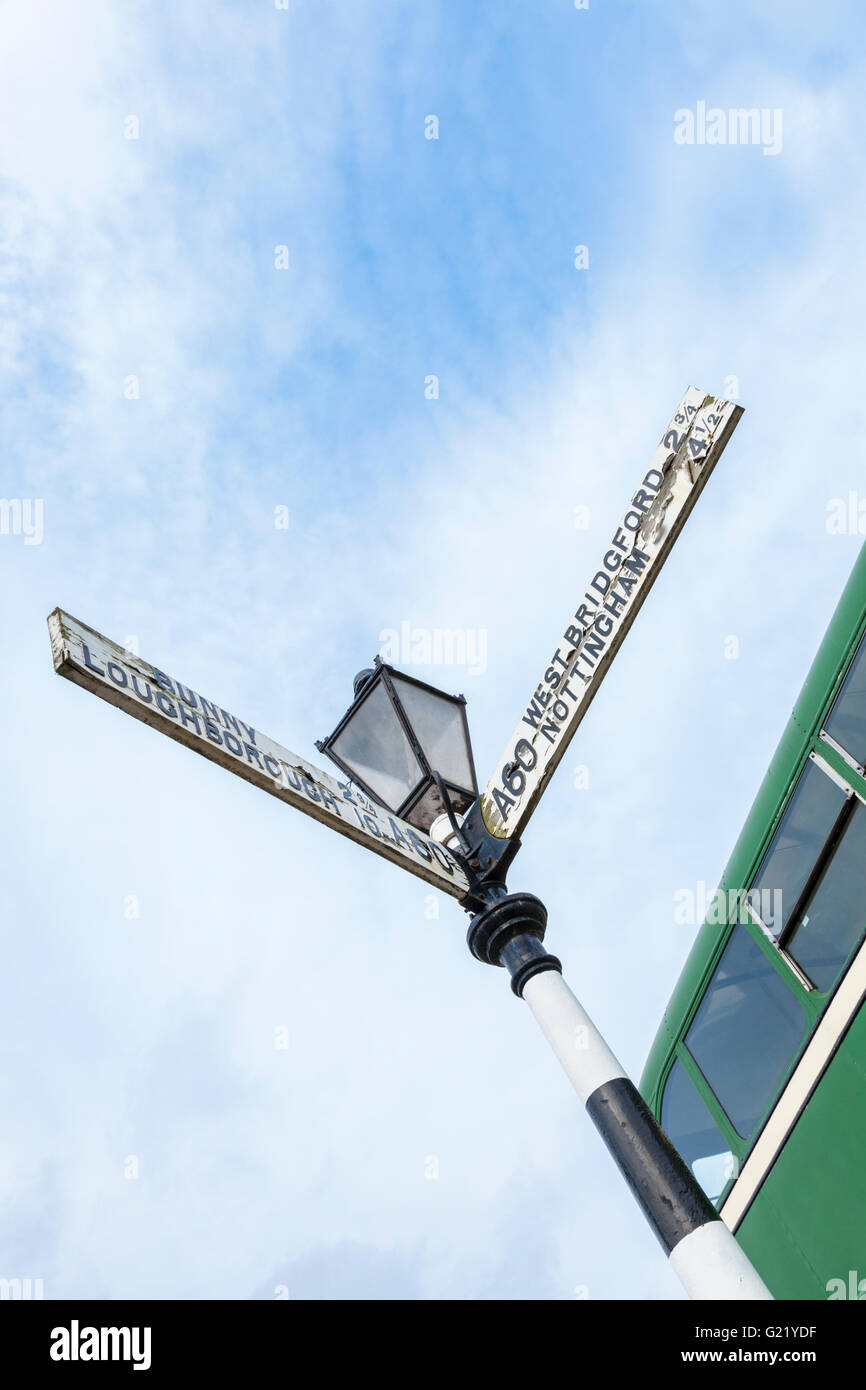 Old english road signs hi-res stock photography and images - Alamy