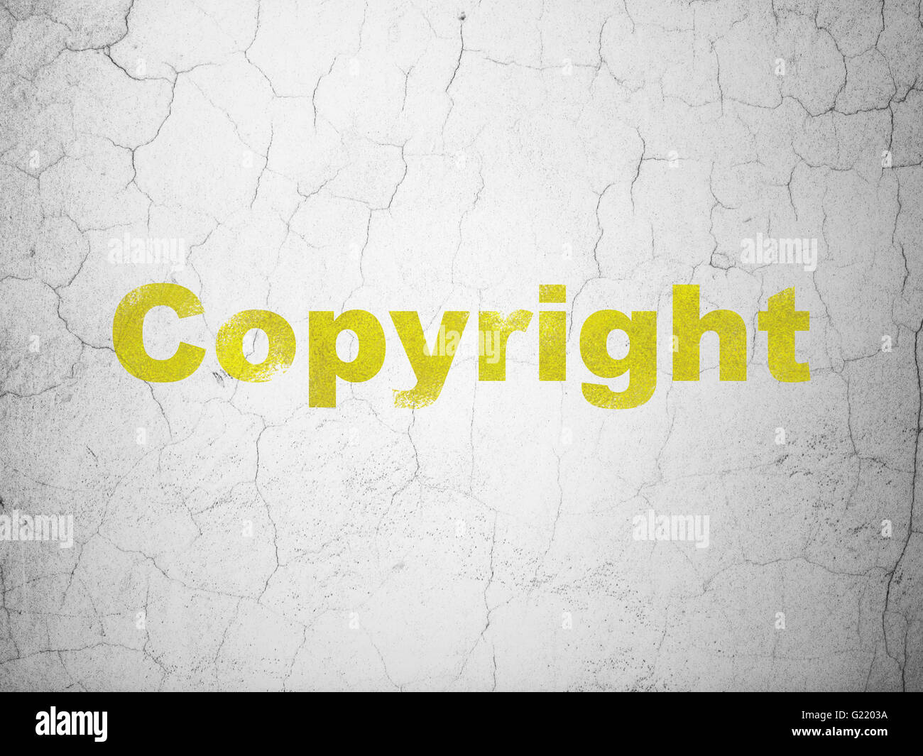 Law concept: Copyright on wall background Stock Photo - Alamy