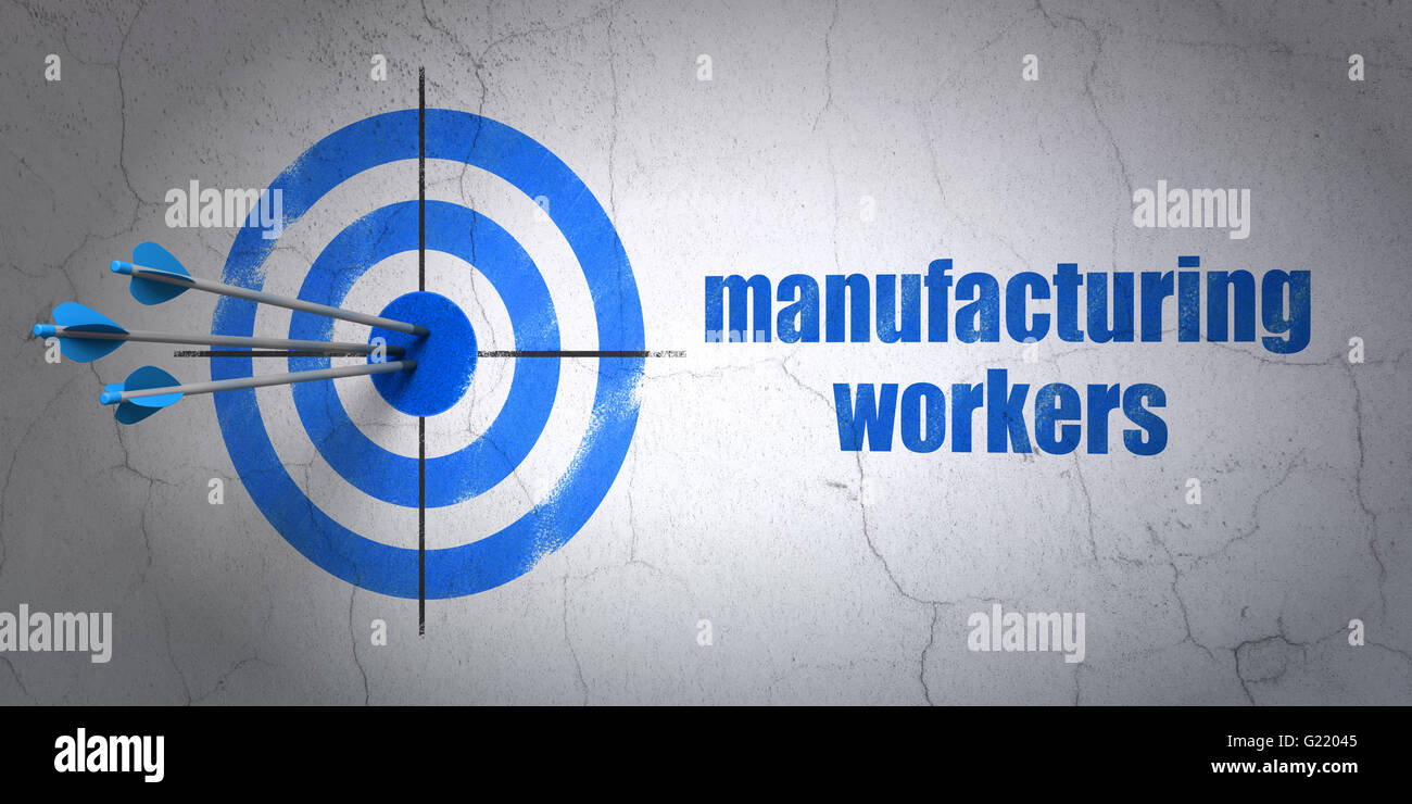 Industry concept target manufacturing hi-res stock photography and ...