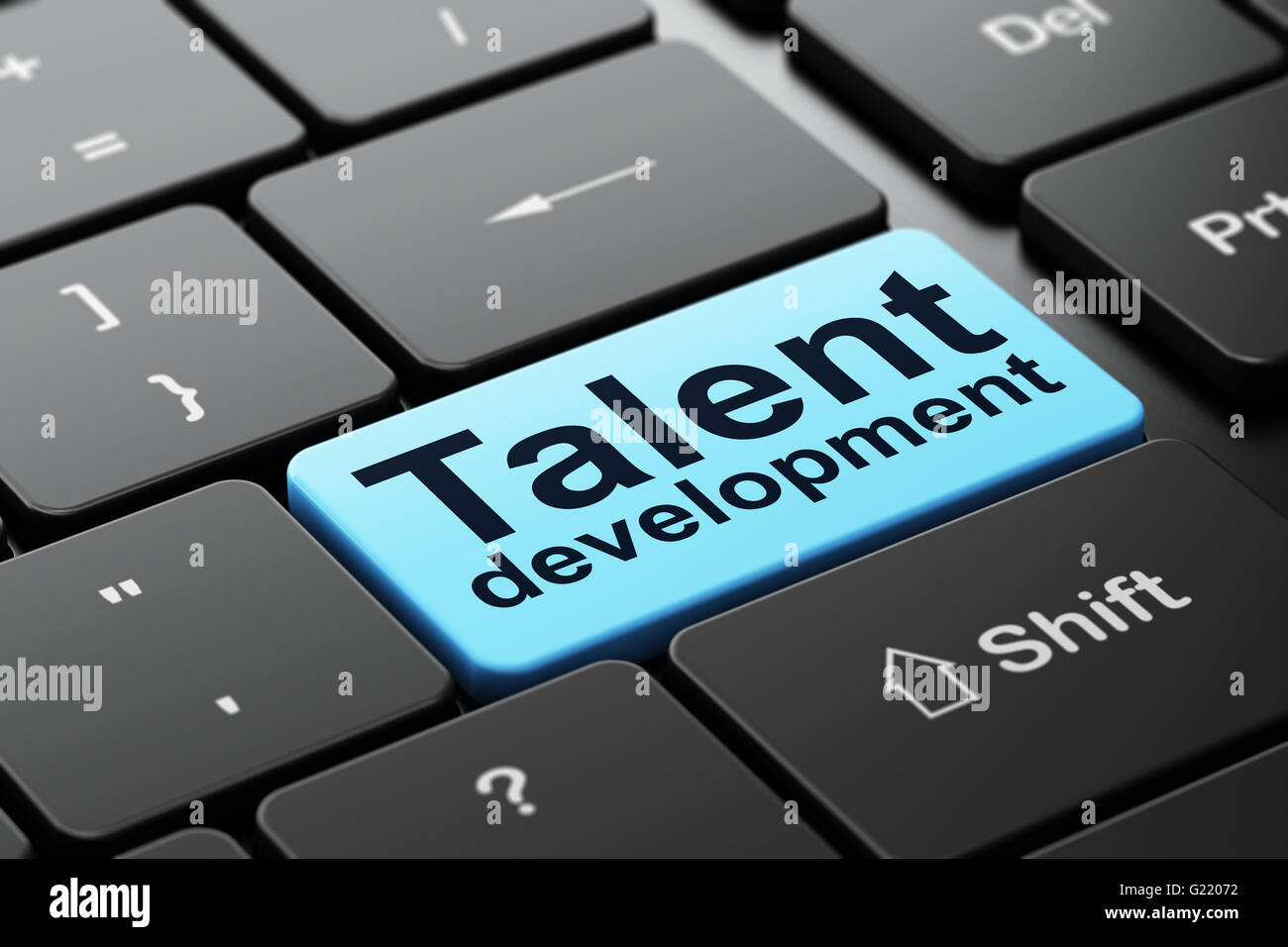 Education concept: Talent Development on computer keyboard background ...
