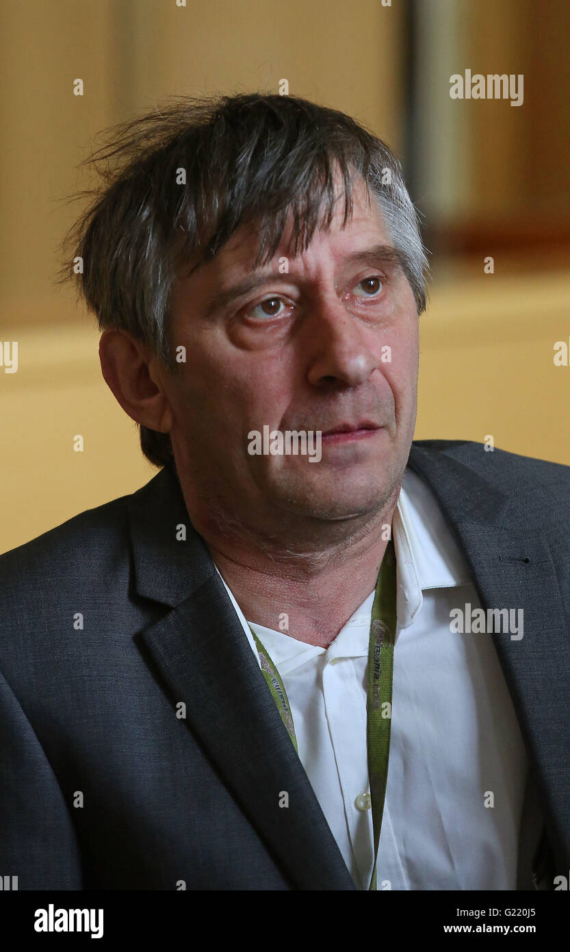 Donald Marcus, the partner of British expat Patricia Wilson, arrives at ...