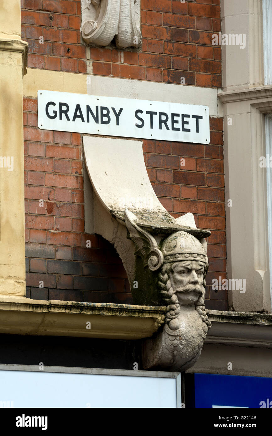 Granby Street sign, Leicester, UK Stock Photo - Alamy