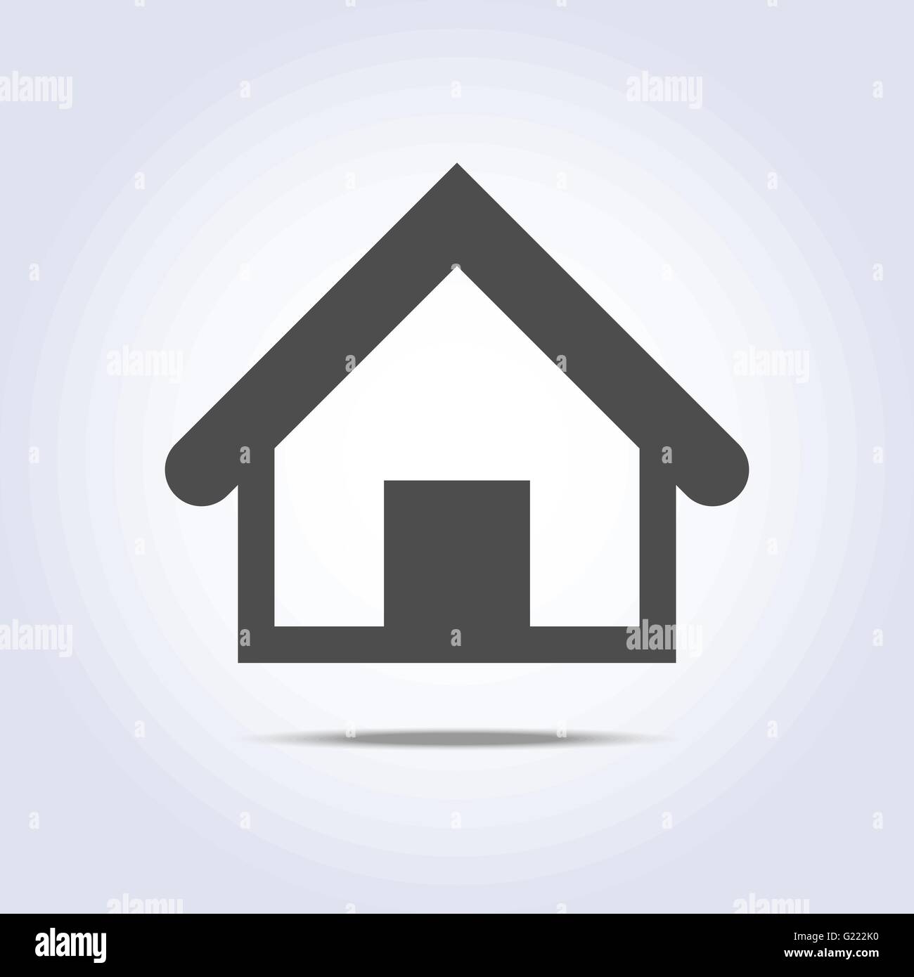 House icon in gray color Stock Vector Image & Art - Alamy