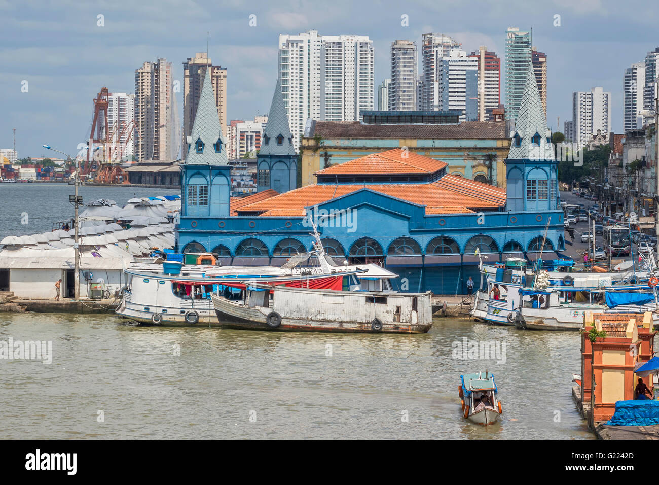 The View From The Fortress Belem Amazon Brazil Stock Photo - Alamy