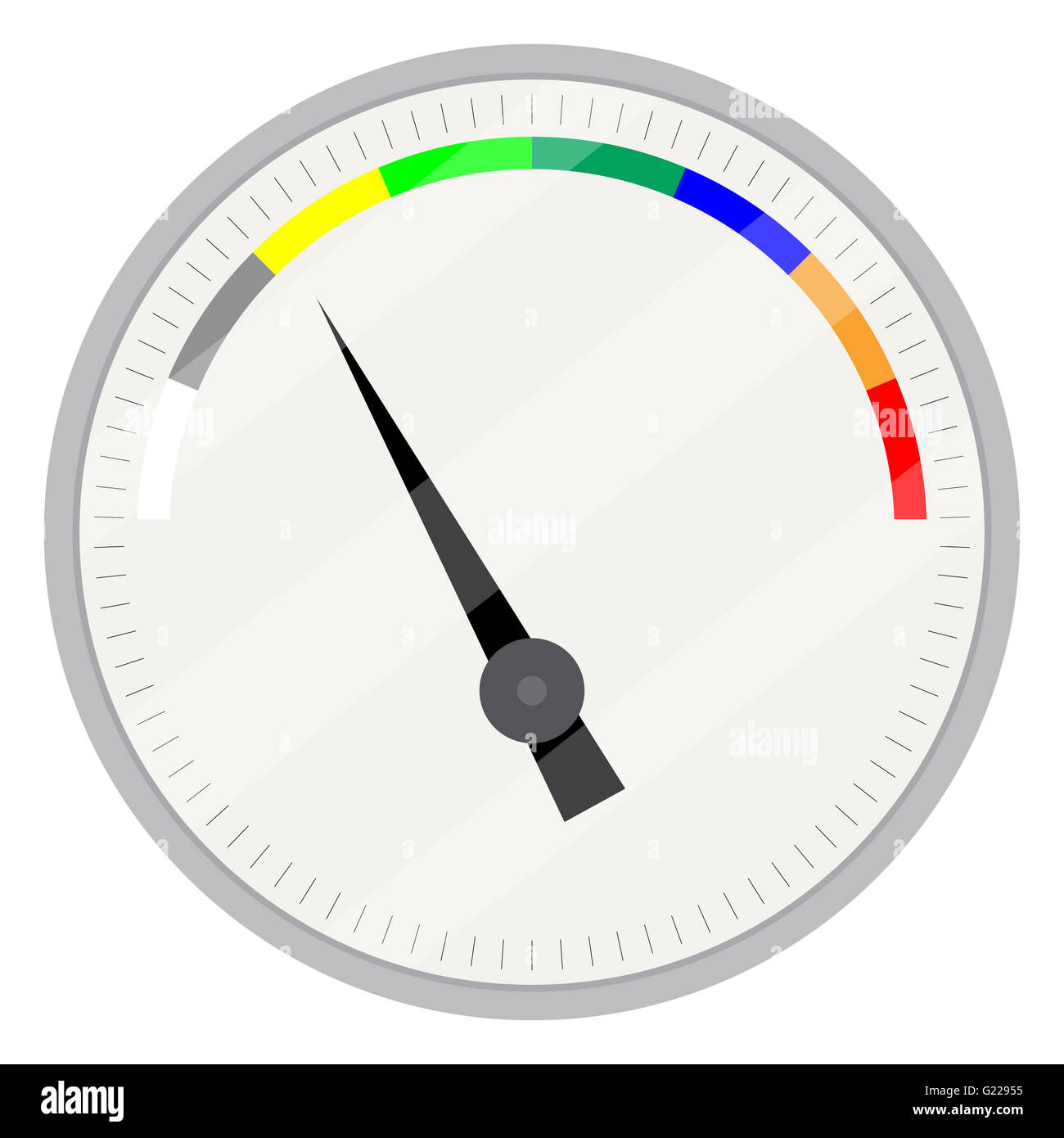 Spectrum indicator device. Index and pointer, arrow indicator, measure ...