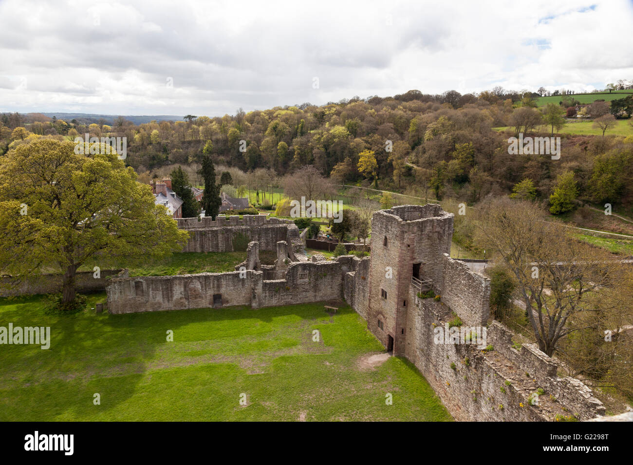 Aerial view of ludlow hi-res stock photography and images - Alamy