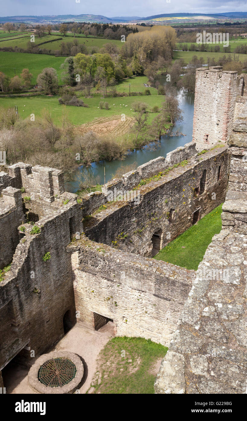 Aerial view of ludlow hi-res stock photography and images - Alamy