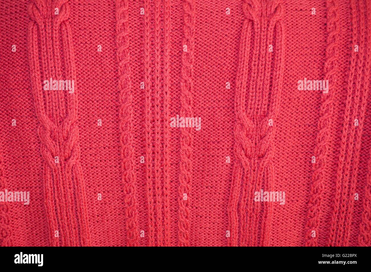 Wool red knit sweater hi-res stock photography and images - Alamy