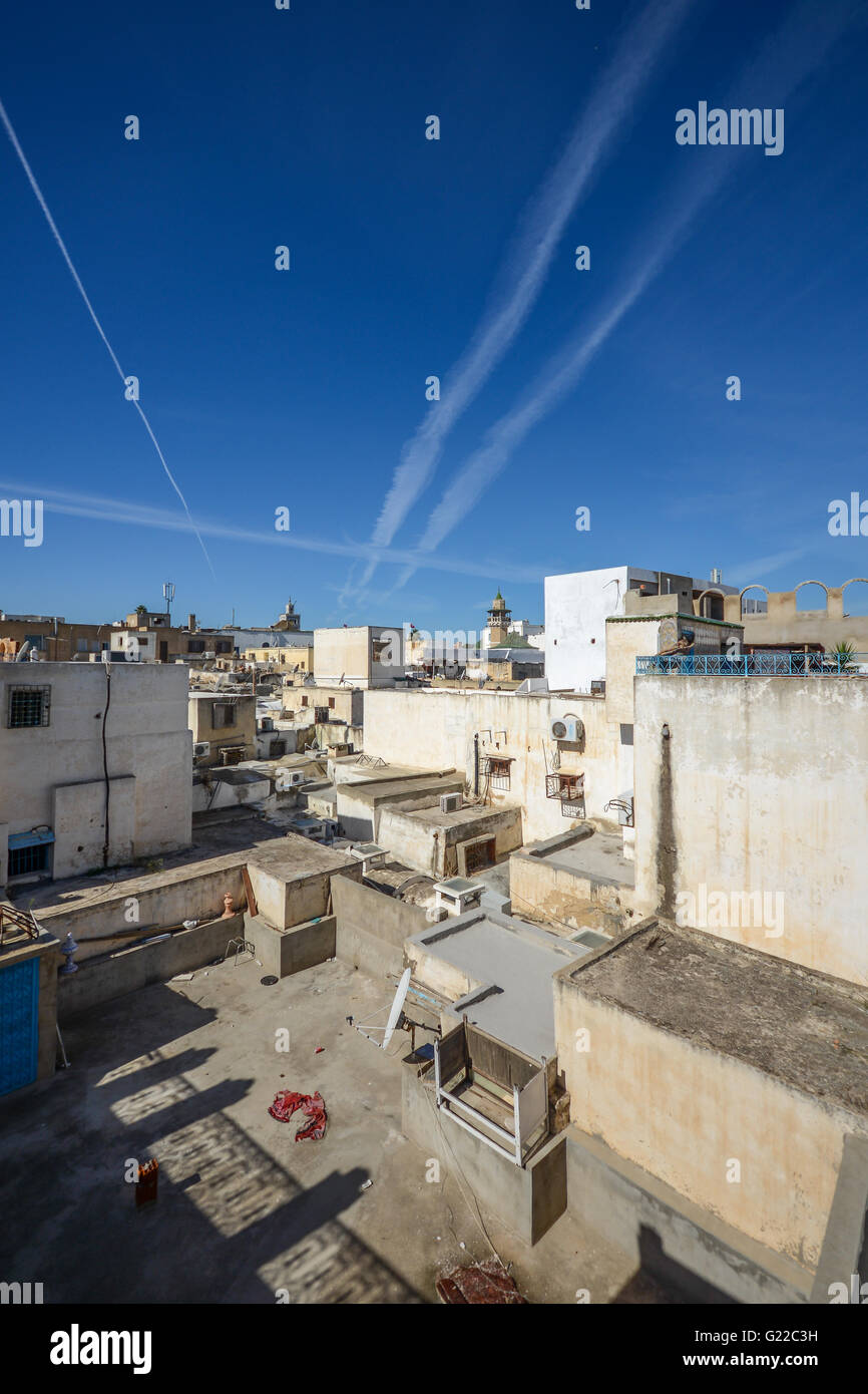aerial view of historic city of Tunis, Tunisia Stock Photo - Alamy