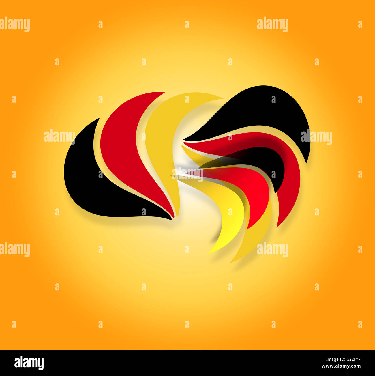 germany german creative 3d Stock Photo - Alamy