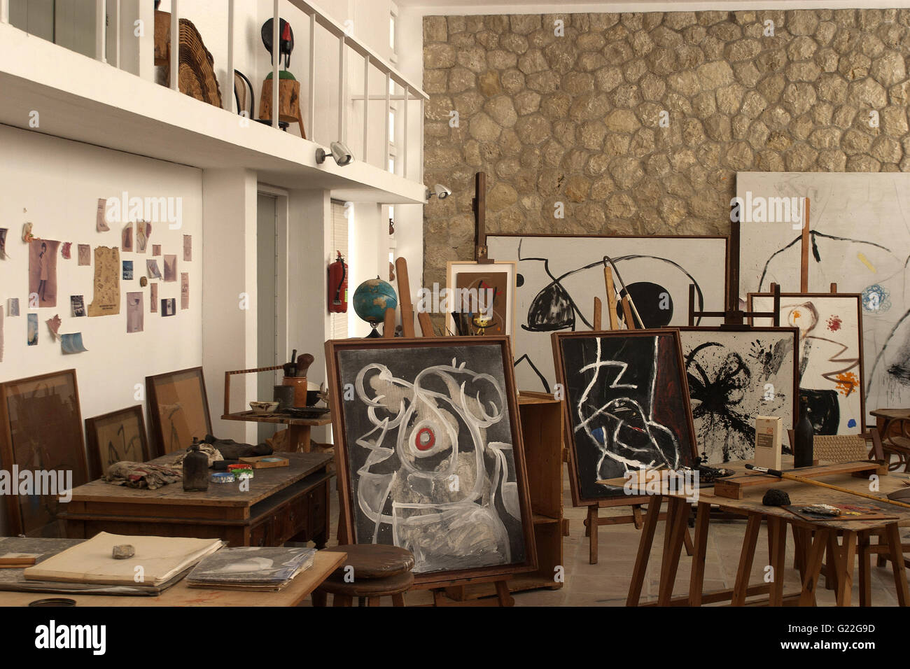 Fundació Pilar i Joan Miró a Mallorca, studio detail, art, museum, Joan ...