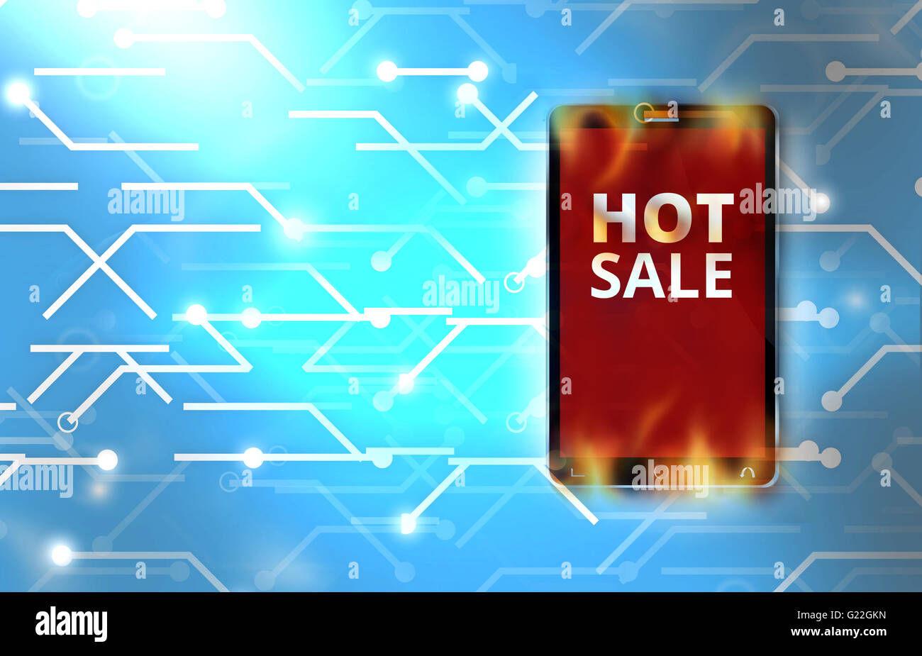 Red hot computer chip hi-res stock photography and images - Alamy