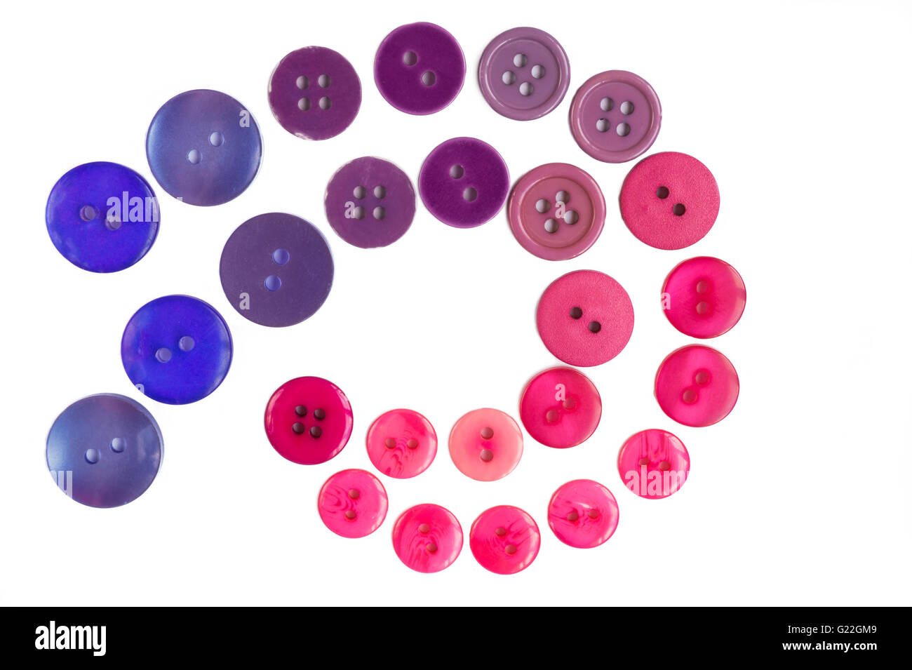 Many original buttons isolated on white background Stock Photo - Alamy